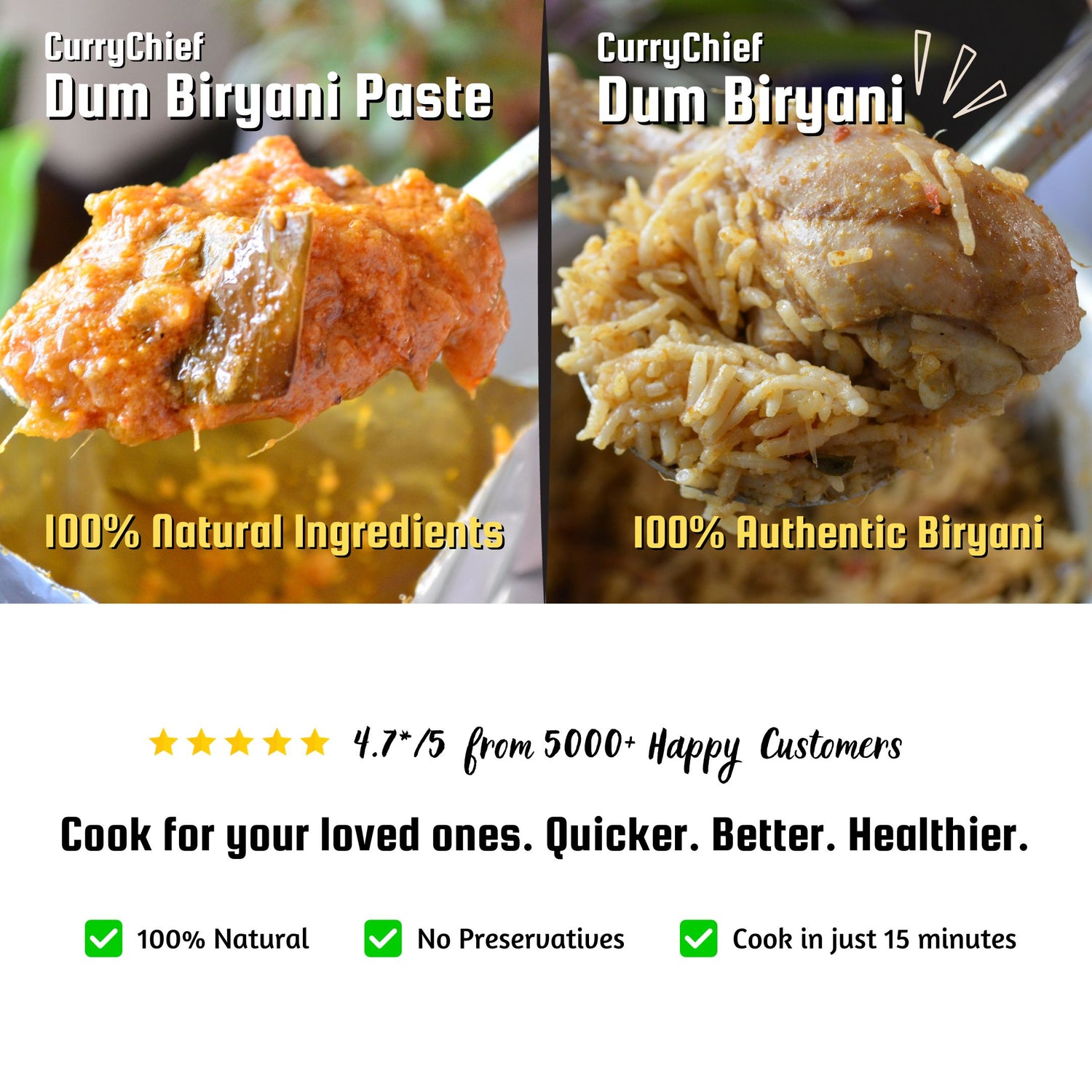 CurryChief 15 Minutes Dum Biryani Kit