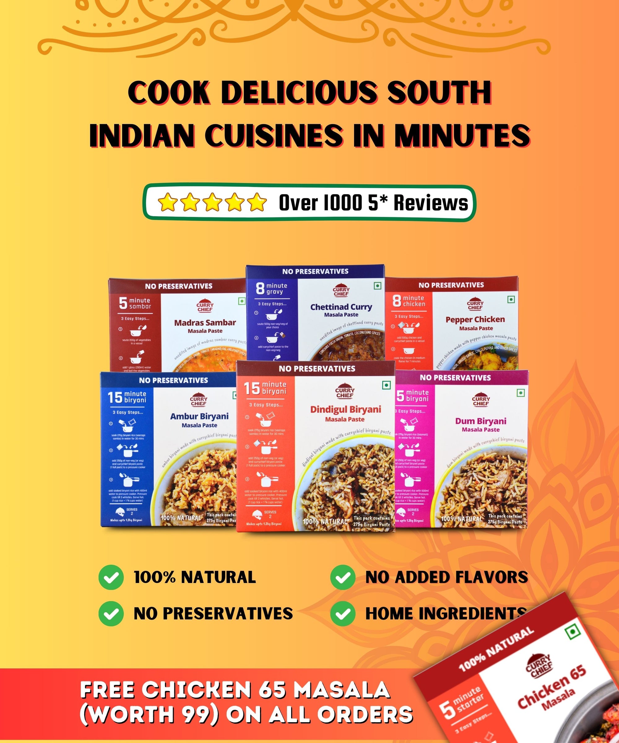 CurryChief - Cook your favourite regional cuisines in less than 15 min