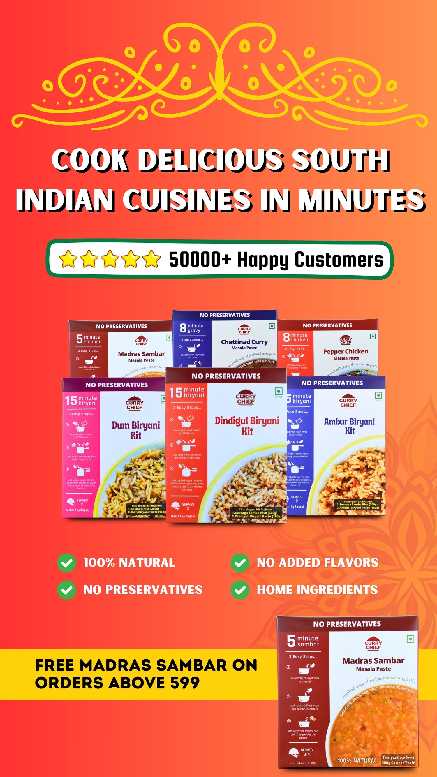 CurryChief - Cook your favourite regional cuisines in less than 15 min