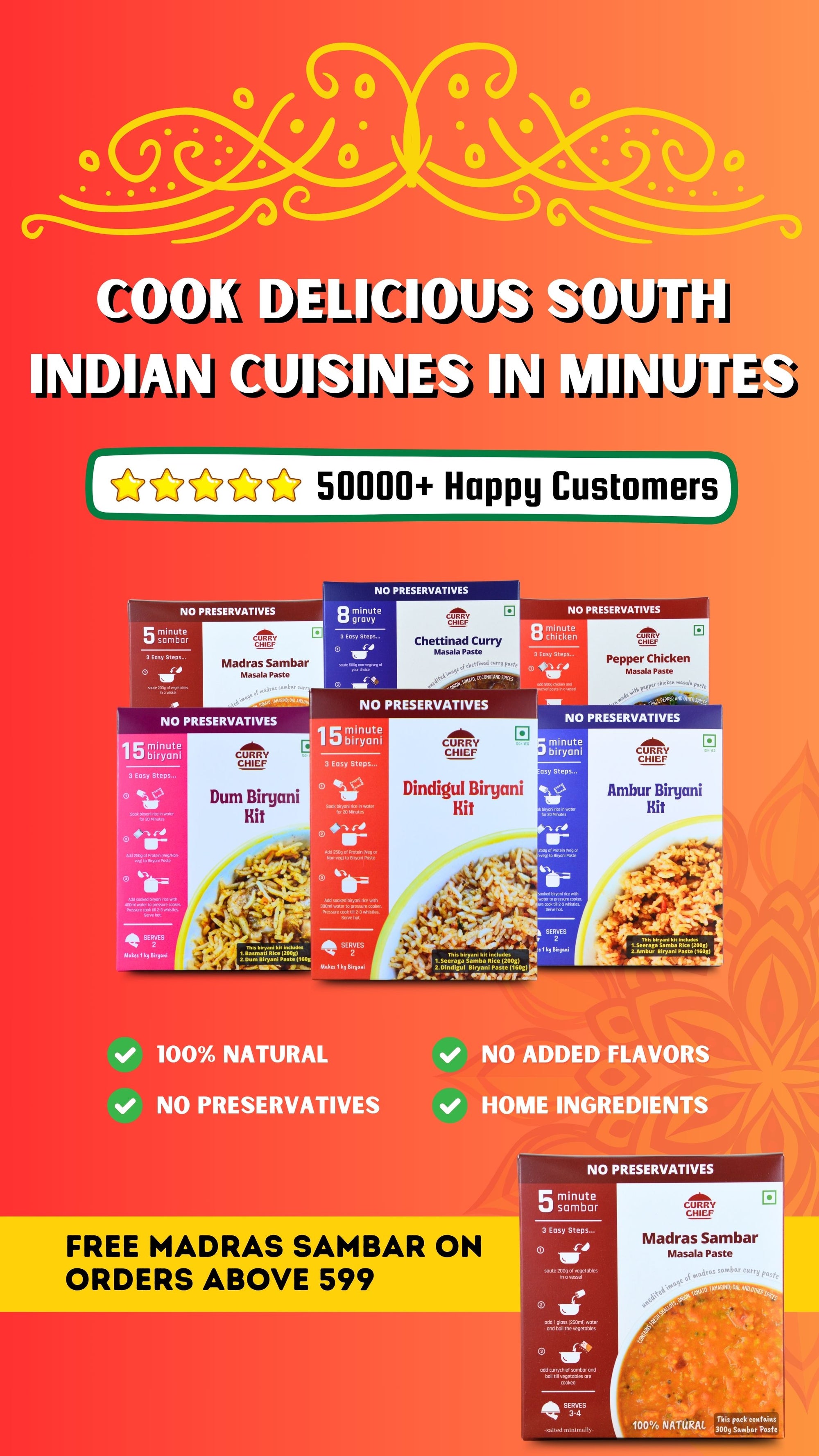 CurryChief - Cook your favourite regional cuisines in less than 15 min